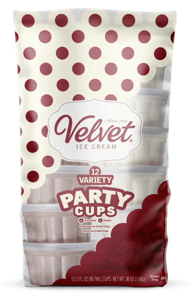 Variety Party Cups | Velvet Ice Cream